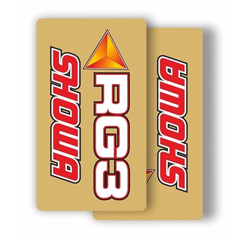 Rr Graphics Transparent Fork Adhesive Rg3 Showa (Pair) Hortranrg3Showa