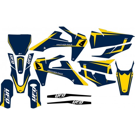 Ufo Sticker Kit Tecna Husqvarna Fc 250 (2019-2022) Colour Blue Ad014#087