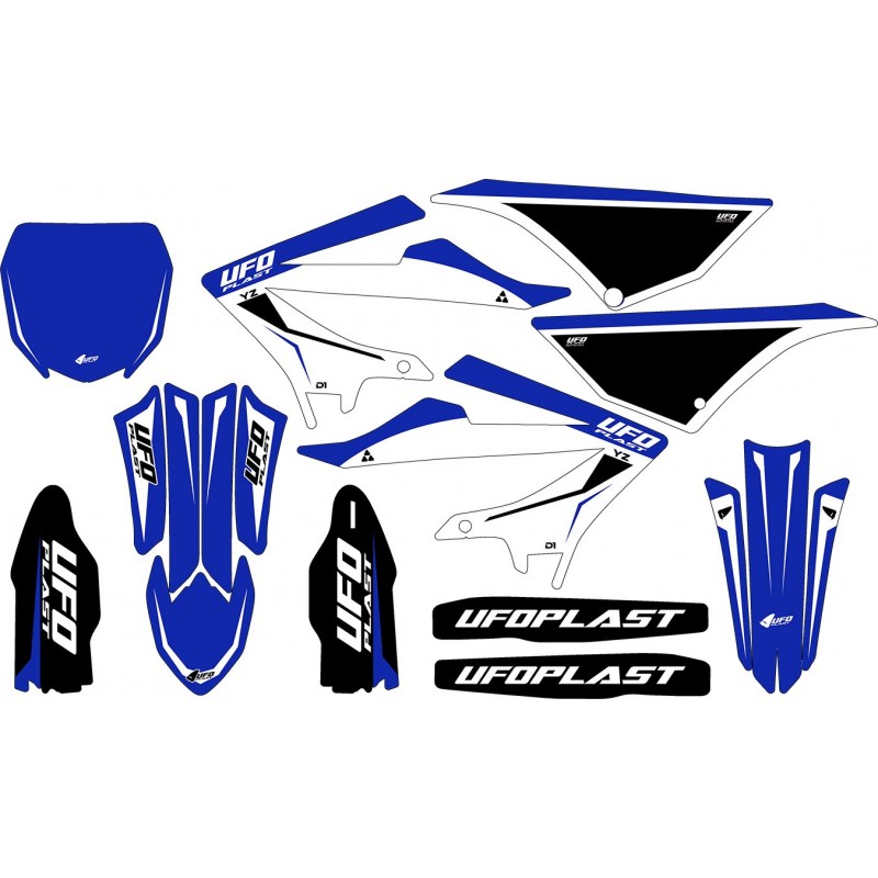 Ufo Sticker Kit Stokes Yamaha Yz 250 (2022-2023) Colour Original Ad031#999