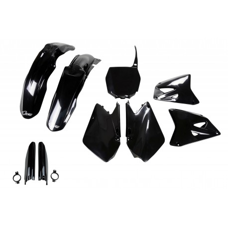 Ufo Full Plastic Kit Suzuki Rm 125 (2001-2024) Colour Black Sukit402F@001