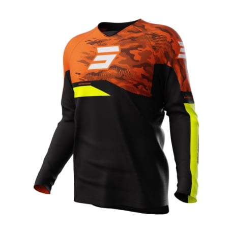 Shot Draw Children's T-Shirt Black / Orange / Yellow A07-12D2-C01