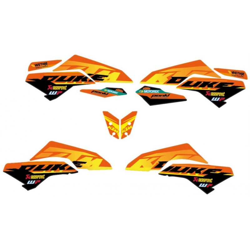 Factory Ktm 390 Duke (2024-2025) Decals Kit 96008999100
