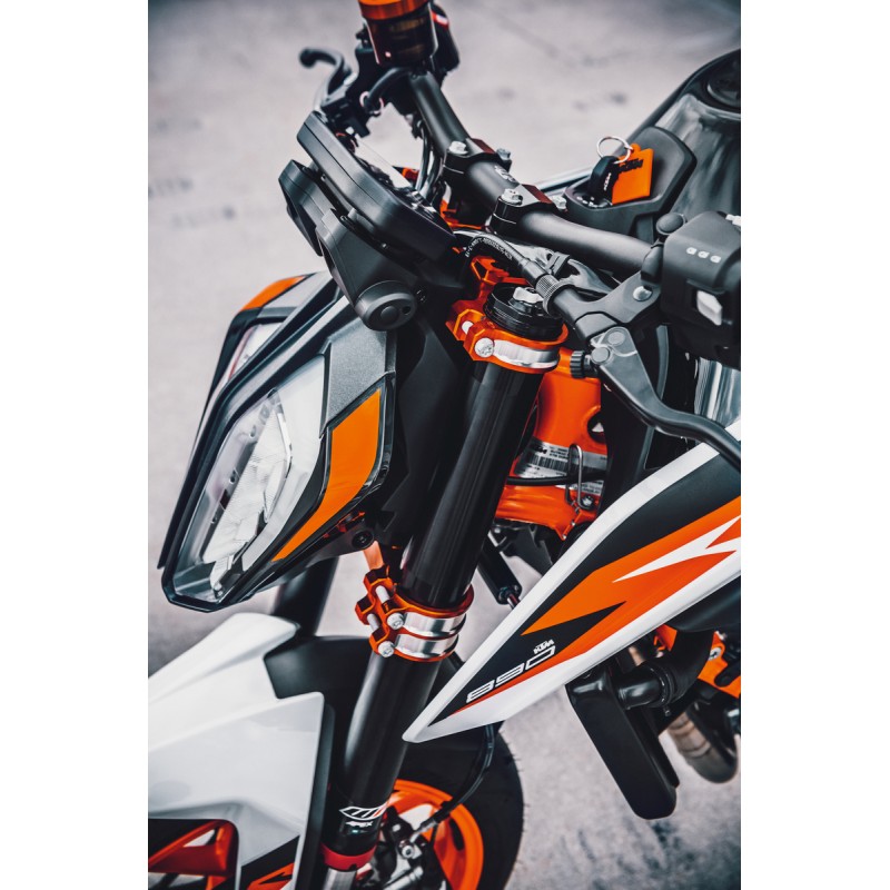 Pletina De Dirección Factory Ktm 890 Duke (2021-2022) Color Naranja ...