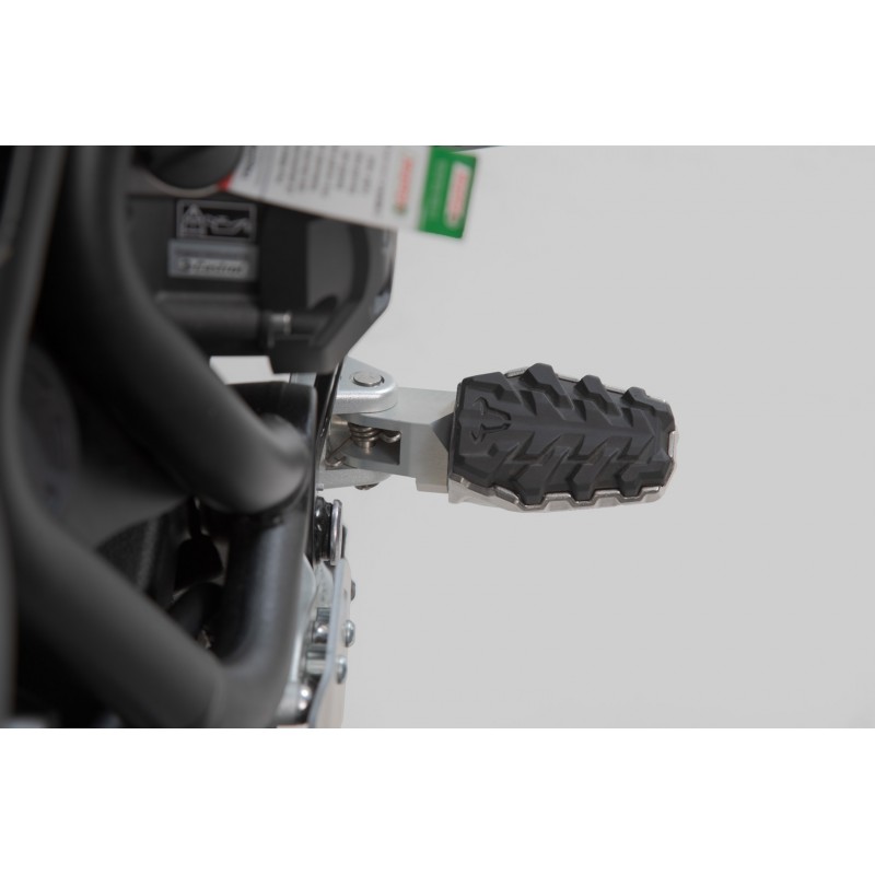 Sw-Motech Evo Fußrasten-Kit Triumph Tiger Xca (2017-2024) Silber ...