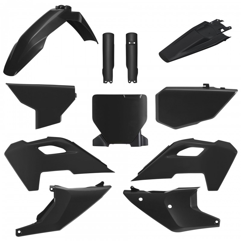 Full Plastics Kit Polisport Husqvarna Fc 350 (2023-2026) Black 91101