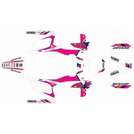 Complete Rr Graphics Decal Kit Yamaha Yz 250 F (2024-2026) Bradshaw ...