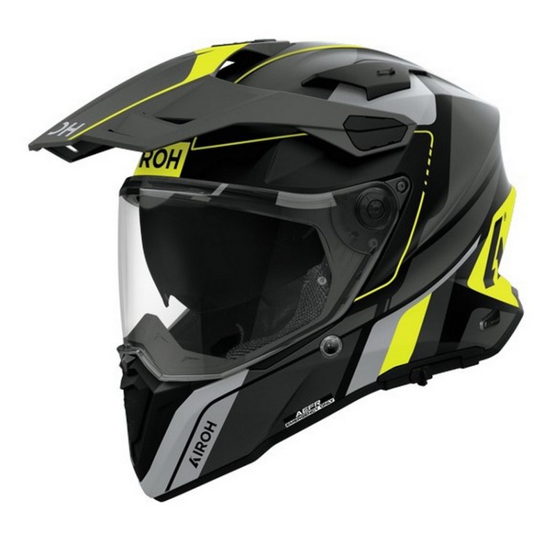 Helm Airoh Commander 2 Skip Farbe Matt Gelb Cm2S31