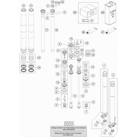 Ref. 21 - Outer Tube L577 D54/60Mm 2L 48602096